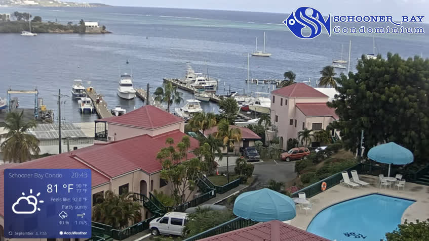 【LIVE】 Live Cam Schooner Bay - St. Croix | SkylineWebcams