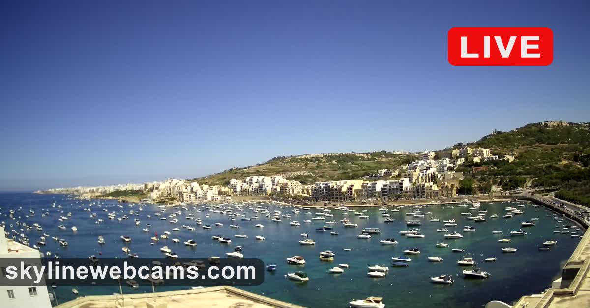 Live Cam Xemxija - Malta | SkylineWebcams