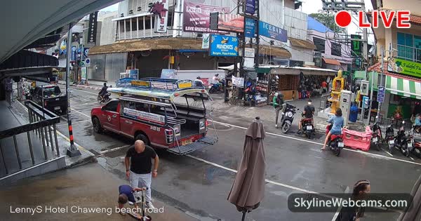 【live】 Live Cam Chaweng Beach Road Koh Samui Skylinewebcams