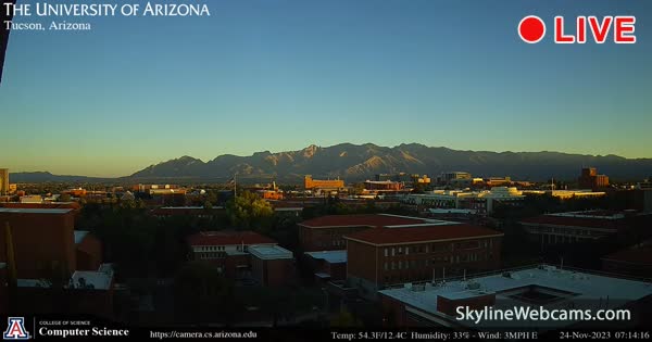 【LIVE】 Webcam Tucson - The University of Arizona | SkylineWebcams