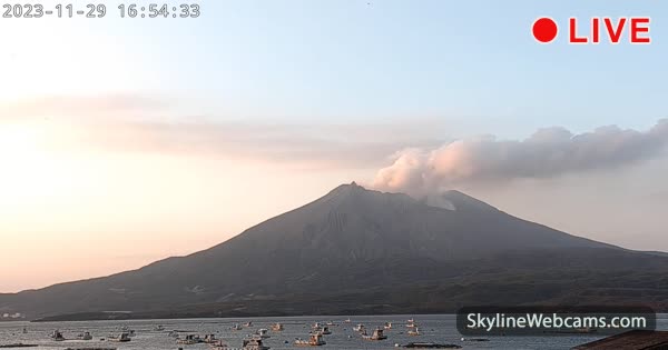 【LIVE】 Live Cam Volcano Sakurajima | SkylineWebcams