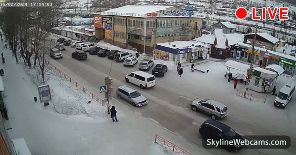 【LIVE】 Live Cam Ust-Kut - Lena Street | SkylineWebcams
