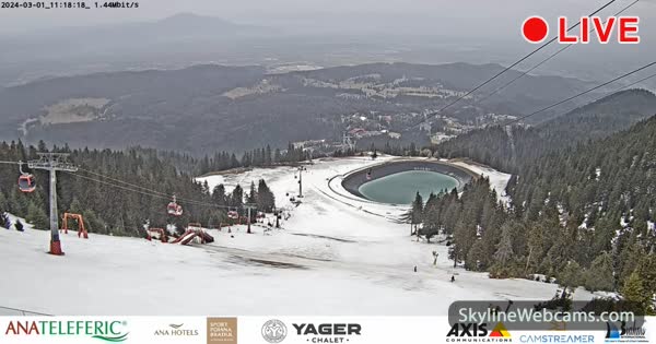 【LIVE】 Webcam en direct Domaine skiable Partia Bradul - Roumanie ...