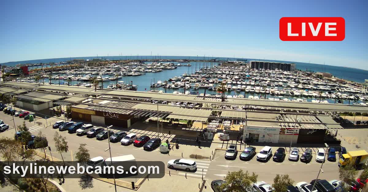 【LIVE】 Webcam Santa Pola - Valencian Community | SkylineWebcams