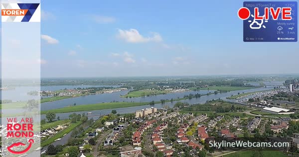 【LIVE】 Live Cam Panorama of Roermond - Holland | SkylineWebcams