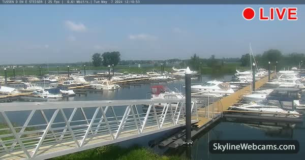 【LIVE】 Live Cam Roermond Marina - Holland | SkylineWebcams