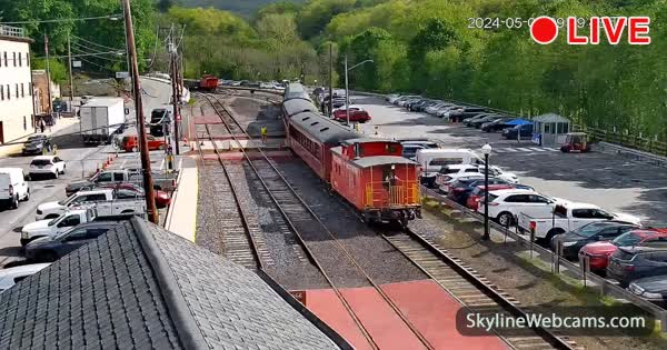 【LIVE】 Live Cam Lehigh Gorge Scenic Railway - Pennsylvania | SkylineWebcams