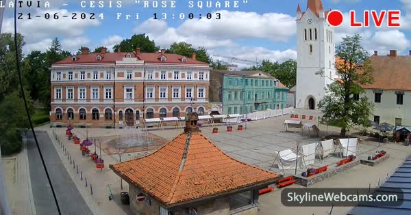 【LIVE】 Live Cam Cēsis - Latvia | SkylineWebcams