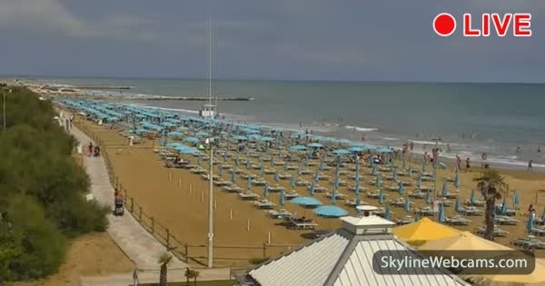 【LIVE】 Live Cam Jesolo Pineta Beach | SkylineWebcams
