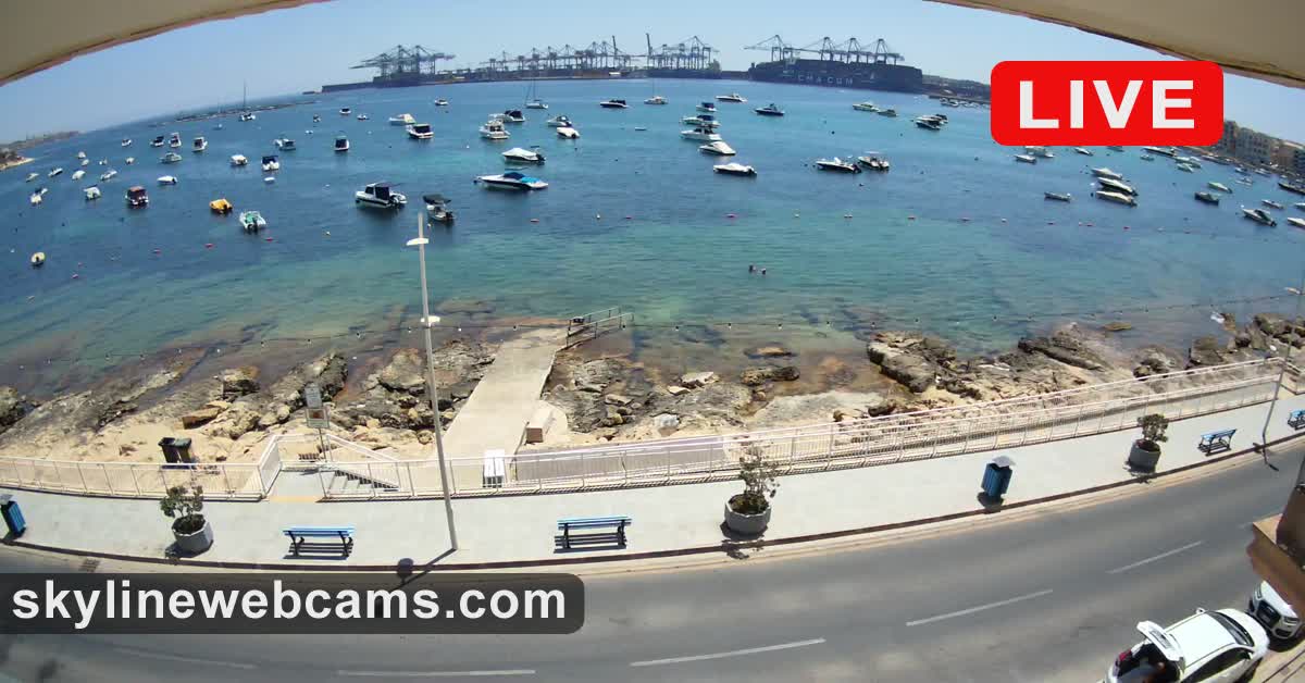 Live Cam Marsaxlokk Bay - Malta | SkylineWebcams