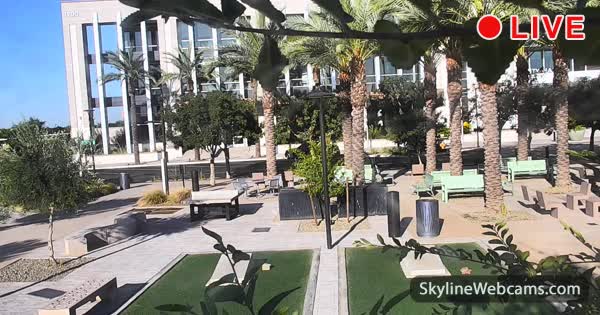 【LIVE】 Live Cam Goodyear - Civic Square Park | SkylineWebcams