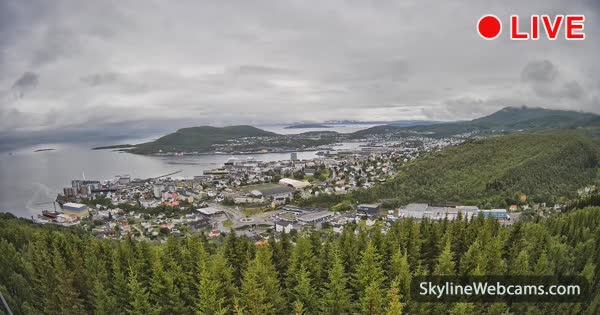 【LIVE】 Kamera na żywo Tjeldsund – Norwegia | SkylineWebcams