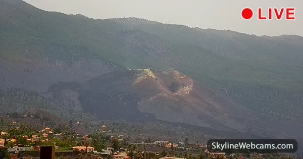 【LIVE】 Live Cam Volcano Tajogaite | SkylineWebcams