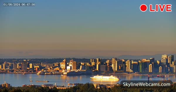 【LIVE】 LIVE Camera Λιμάνι του Βανκούβερ - Καναδάς | SkylineWebcams