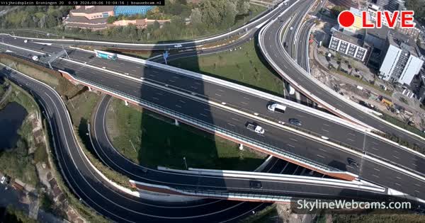 【LIVE】 Live Cam Groningen Highway - Holland | SkylineWebcams