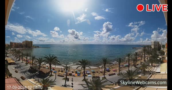 【LIVE】 Live Cam Torrevieja - Playa del Cura | SkylineWebcams