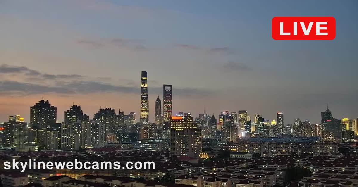 LIVE Webcam Skyline Von Shanghai SkylineWebcams LIVE Webcam Skyline Von Shanghai SkylineWebcams