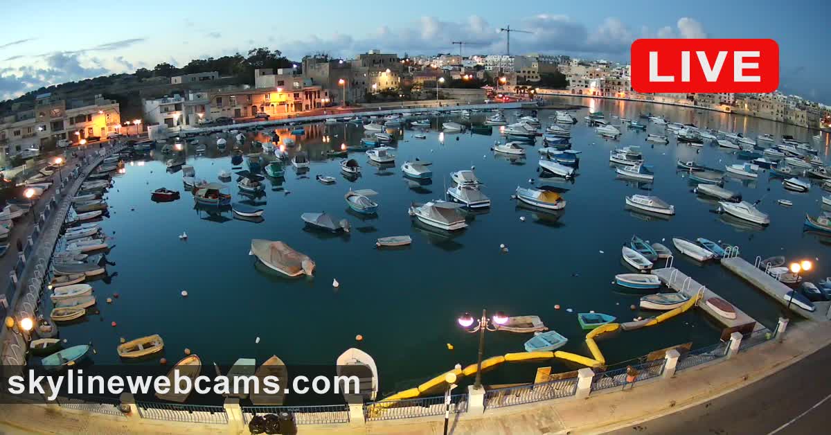 Live Cam St. George's Bay - Birzebbuga | SkylineWebcams