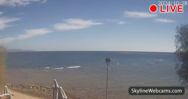 【LIVE】 LIVE Camera Παραλία Αρτέμιδας | SkylineWebcams