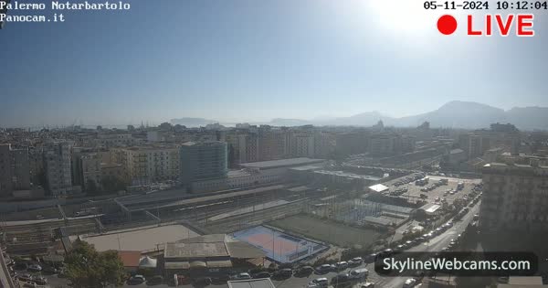 【LIVE】 Cámara web en directo Panorama de Palermo | SkylineWebcams