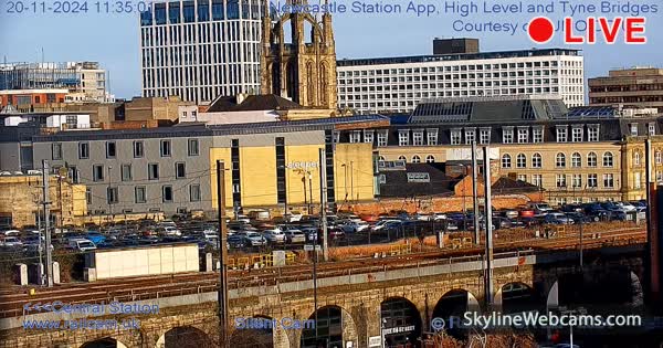 【LIVE】 Live Cam Newcastle - Central Station | SkylineWebcams