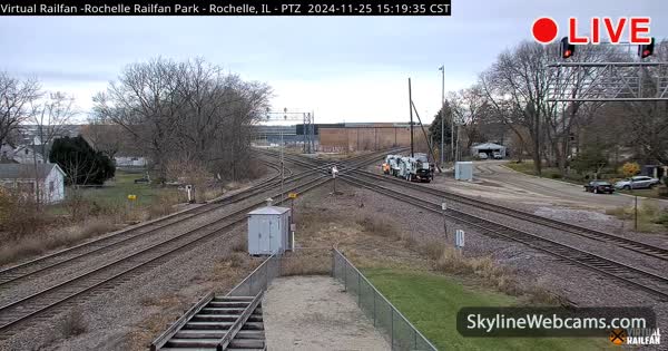 【LIVE】 Live Cam Rochelle - Railway junction | SkylineWebcams