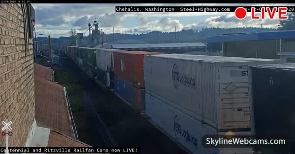 【LIVE】 Live Cam Chehalis Train Station - Washington | SkylineWebcams