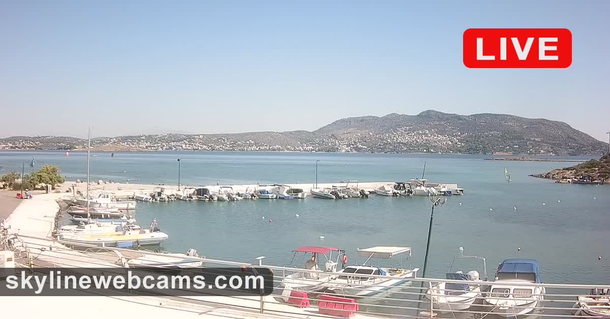 Live Cam Porto Rafti - Athens | SkylineWebcams