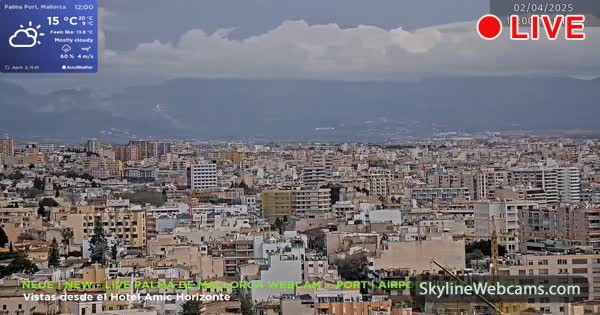 【LIVE】 Webcam Palma de Mallorca | SkylineWebcams