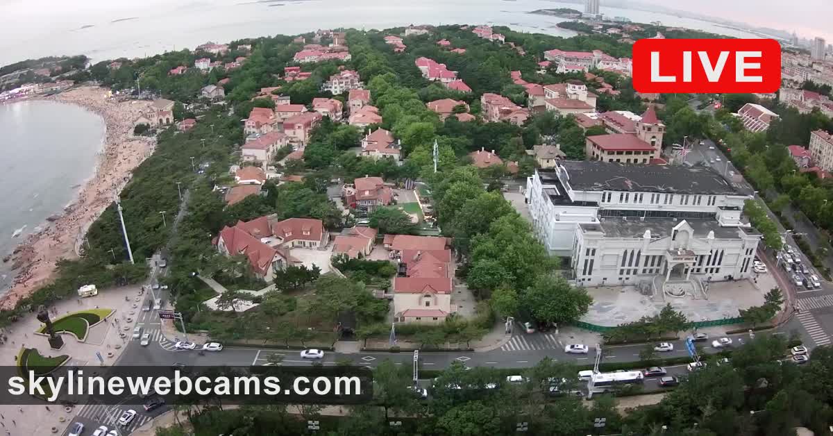 Live Cam Downtown Qingdao - China | SkylineWebcams