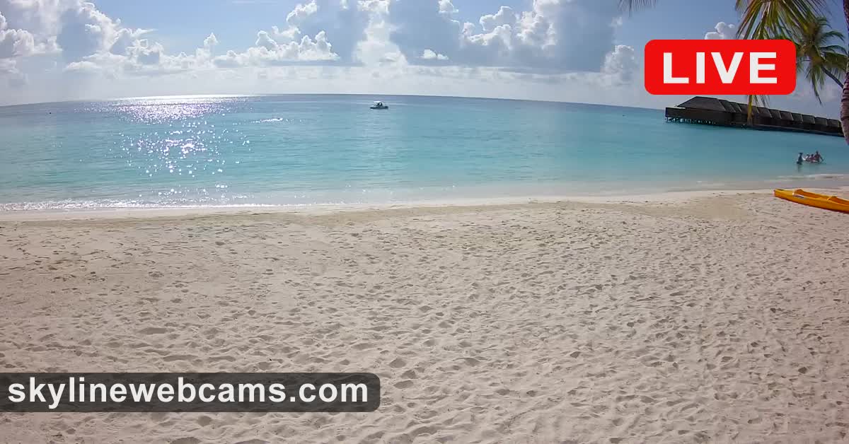 LIVE Camera Sunset Beach - Veligandu Maldives Resort Island | SkylineWebcams
