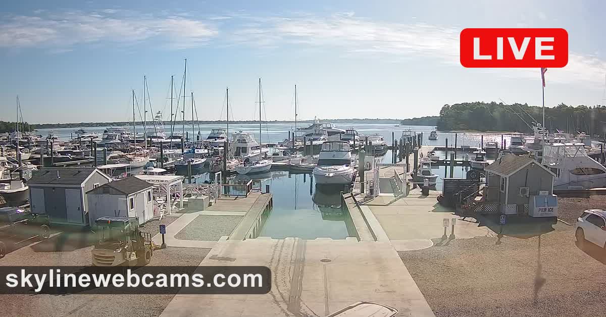 Live Cam Greenwich Cove Marina - Rhode Island | SkylineWebcams