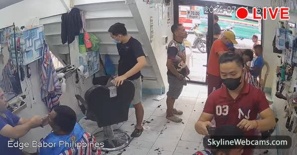 【LIVE】 Webcam Davao - Barber Shop | SkylineWebcams