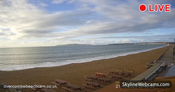【LIVE】 Live Cam Overcombe Beach | SkylineWebcams