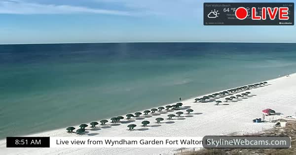 【LIVE】 Live Cam Okaloosa Island - Florida | SkylineWebcams