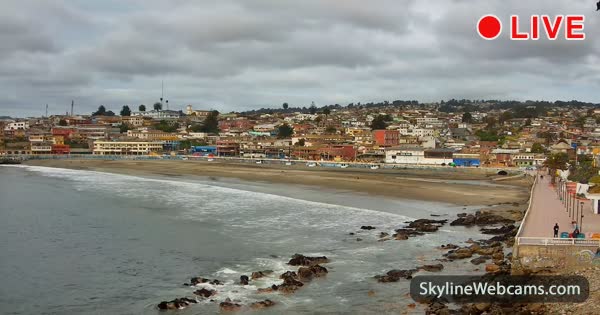 【LIVE】 Live Cam Cartagena - Chile | SkylineWebcams