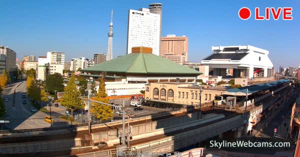【LIVE】 Live Cam Tokyo - Ryogoku District | SkylineWebcams