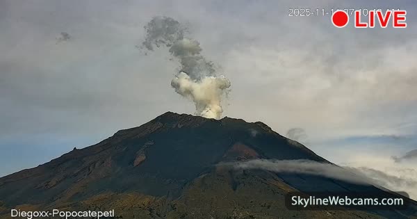 【LIVE】 Live Cam Popocatépetl | SkylineWebcams