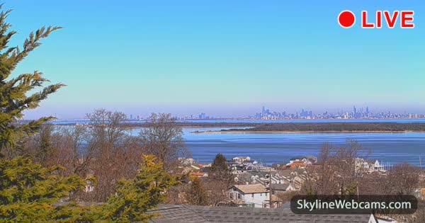 【LIVE】 Live Cam Sandy Hook Bay - New Jersey | SkylineWebcams