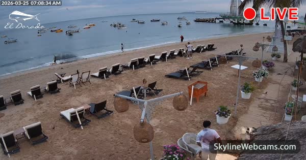【LIVE】 Web Kamera uživo Puerto Vallarta - plaža Los Muertos ...