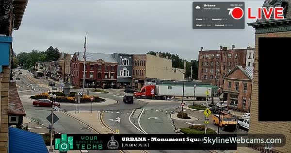 【LIVE】 Webcam Urbana - Ohio | SkylineWebcams